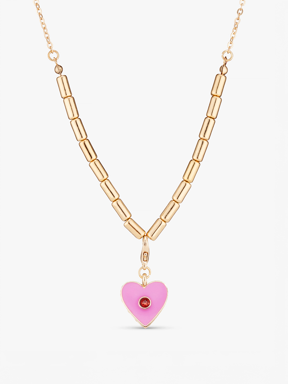 Kids Birthstone & Month Reversible Charm Necklace With Pouch | Stych ...
