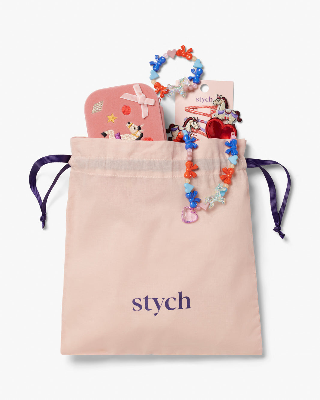 Girls Pink Unicorn Jewellery Box and Accessories Gift Set | Stych ...